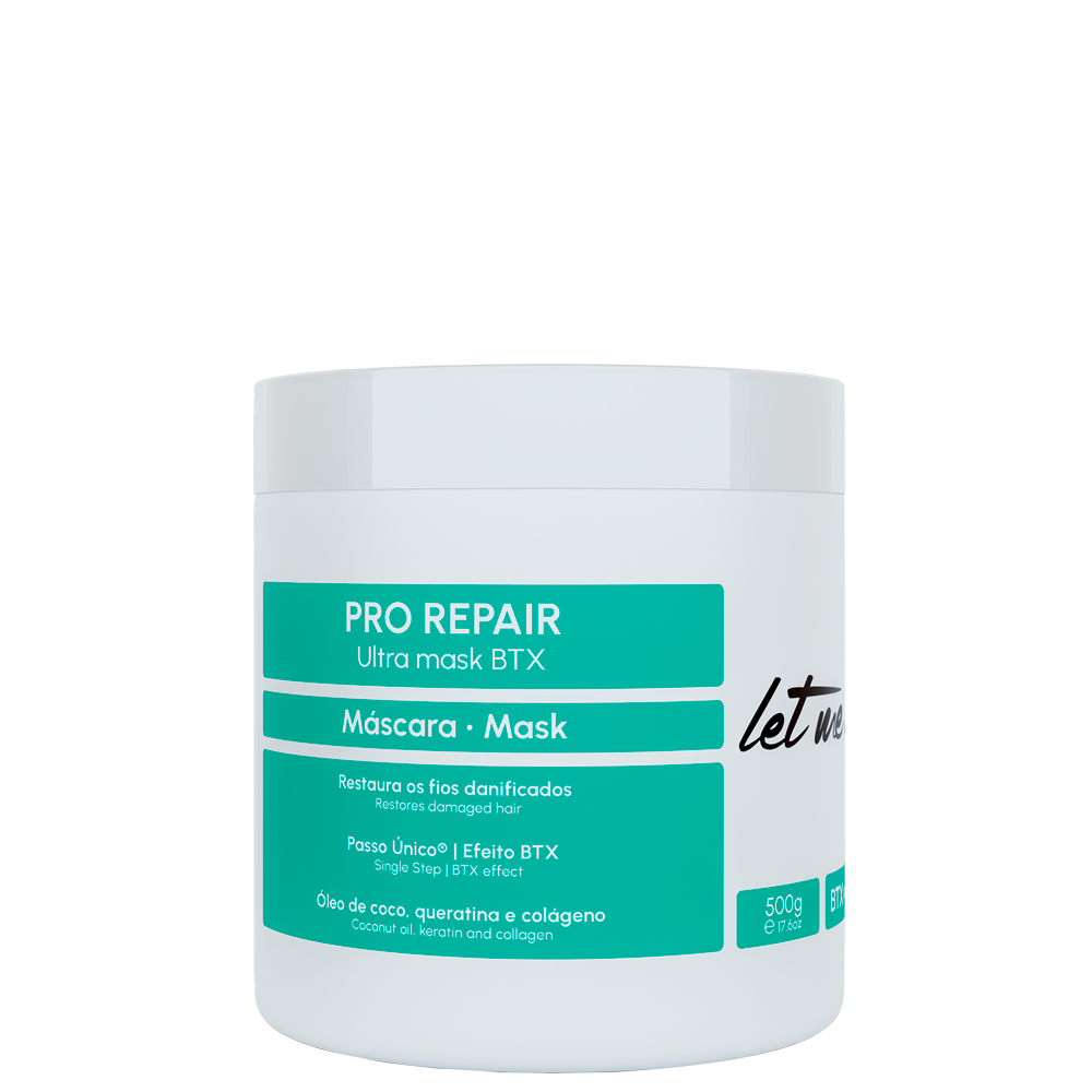 Btx Orgânico - Pro Repair Ultra Mask - 500g – Let Me Be Brasil